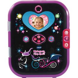Elektronisches Tagebuch Vtech "Kiditronics, KidiSecrets Selfie Music 2.0, black", schwarz, Notizb&uuml;cher, Kinder