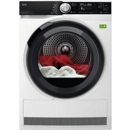 AEG W&auml;rmepumpentrockner "TR9XW80890", Energieeffizienz: A (A-G), wei&szlig;, B:59,6cm H:85cm T:63,6cm, Trockner, Dreifach A-Klasse: leise, effizient & trocken ohne Raumfeuchtigkeit, Topseller
