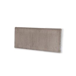 R&uuml;ckenkissen LYCCE "Wandkissen Wandkissen Cord 1er Pack", braun (taupe), B:75cm H:30cm, Obermaterial: 90% Polyester PES. 10% Nylon NY., Funktionskissen