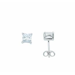 Adelia&acute;s Paar Ohrh&auml;nger ADELIA&acute;S "Ohrstecker Ohrringe 925 Silber mit Zirkonia &ndash; Silberohrringe", silber, Ohrringe, Damen, Damen, Silber 925 (Sterlingsilber), Silberohrringe