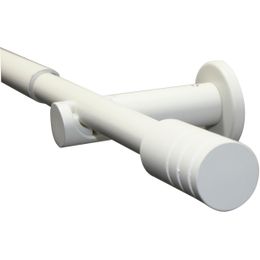 Gardinenstange Gardinia "Set &Oslash; 16/19 mm" Gr. 2, beige (elfenbeinfarben), L:340cm &Oslash;:19mm, Gardinenstangen, 1-Lauf