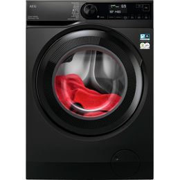 AEG Waschmaschine "LR7FS75490", Energieeffizienz: A (A-G), schwarz, B:60cm H:85cm T:64cm, Waschmaschinen, ProSteam: Auffrischen mit Dampf statt Waschen und 96 % Wasser sparen, Topseller