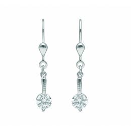 Adelia&acute;s Paar Ohrh&auml;nger ADELIA&acute;S "Ohrh&auml;nger Ohrringe 925 Silber mit Zirkonia &ndash; Silberohrringe", silber, Ohrringe, Damen, Damen, Silber 925 (Sterlingsilber), Silberohrringe