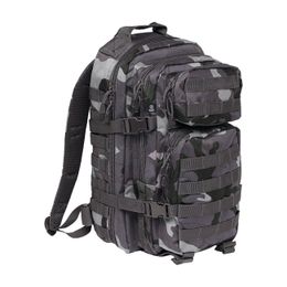 Rucksack Brandit "Brandit Herren Medium US Cooper Backpack", Gr. onesize, schwarzcamo, Polyester, Rucks&auml;cke Rucksack
