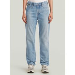 G-Star Raw 5-Pocket-Jeans G-STAR "Iggie Straight Jeans", Damen, Gr. 27, L&auml;nge 34, vintage stratus blau, Obermaterial: 75% Baumwolle, 25% Baumwolle, Jeans 5-Pocket-Jeans