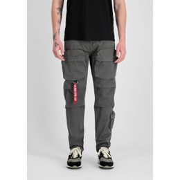 Cargohose Alpha Industries "Tactical Pant", Damen, Gr. 28, Normalgr&ouml;&szlig;en, grau (vintage grau), Obermaterial: 100% Baumwolle, Hosen Cargohose