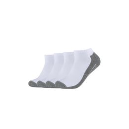 Sneakersocken Camano, Herren, Gr. 35-38, wei&szlig;, Baumwollmischung, normal, Socken Sneakersocken, mit Rippenb&uuml;ndchen