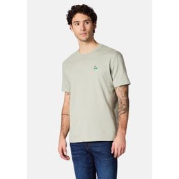 T-Shirt Ragwear "Samms E Gots YOUMODO", Damen, Gr. 4XL (60), dusty olive, Material: 100% Baumwolle, Basic, relaxed fit h&uuml;ftlang, Rundhals, normaler Saum, Shirts T-Shirt, Kurz&auml;rmliges Shirt mit Golf-Stickerei