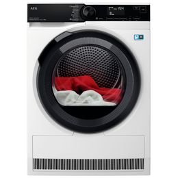 AEG W&auml;rmepumpentrockner "TR9T75680, 3D-Scan-Restfeuchteermittlung, trocknet Wolle und Seide", Energieeffizienz: C (A-G), wei&szlig;, B:59,6cm H:85cm T:66,3cm, Trockner, 3D-Scan: Daunenjacken so flauschig und warm wie am ersten Tag, Topseller