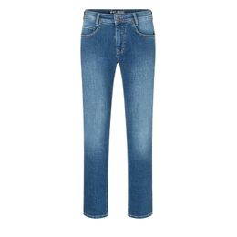 Straight-Jeans MAC "Arne", Herren, Gr. 36, L&auml;nge 32, blau (authentic blau used), Denim/Jeans, Obermaterial: 99% Baumwolle, 1% Elasthan, gerade, Jeans Straight-Jeans, in gepflegter Optik, mit Stretch, Topseller