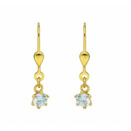 Adelia&acute;s Paar Ohrh&auml;nger ADELIA&acute;S "Ohrh&auml;nger Ohrringe 333 Gold ( 8K ) mit Zirkonia &ndash; Goldohrringe", gold, Ohrringe, Damen, Damen, Gold, Goldohrringe