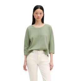 Marc O'Polo Langarmshirt MARC O'POLO "aus Organic Cotton Single Jersey", Damen, Gr. L, gr&uuml;n (fresh sage), Obermaterial: 100% Baumwolle, unifarben, Basic, loose fit, Shirts Langarmshirt