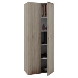 Schuhschrank Vcm "XL Holz Gro&szlig;er Schuhschrank Schuhkommode Vandol 5", braun (sonoma, eiche (s&auml;gerau)), B:70cm T:40cm, Obermaterial: 100% Holz Wood., Schr&auml;nke, Schuhschrank
