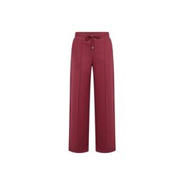 Chinohose soyaconcept "Soya Concept Trouser SC-ANGELIN", Damen, Gr. L, Normalgr&ouml;&szlig;en, 4470 dunkel rot, Obermaterial: 60% Baumwolle, 40% Polyester, Hosen Chinohose