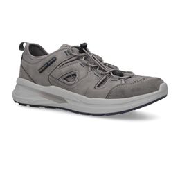 Sneaker Dockers by Gerli, Herren, Gr. 40, grau, Nubuklederimitat, Basic, Schuhe Sneaker, atmungsaktiver Freizeitschuh, Outdoorschuh mit Schnellverschluss