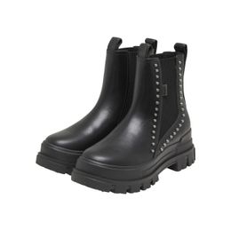 Stiefel Buffalo "Buffalo ASPHA CHELSEA STUD - VEGAN NAPPA", Damen, Gr. 37, schwarz, Polyurethan, unifarben, Schuhe Stiefel