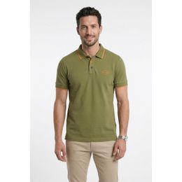 Poloshirt Replay, Herren, Gr. 3XL, lt military, Piqu&eacute;, Obermaterial: 95% Baumwolle, 5% Elasthan, kontrastfarbene Details, unifarben, regular fit h&uuml;ftbedeckend, Rippb&uuml;ndchen, Shirts, mit Kontrastdetails, Baumwoll-Mix