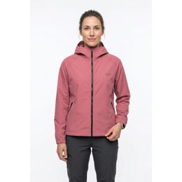 Funktionsjacke Jack Wolfskin "MAHANI JKT W", Herren, Gr. M (38/40), evening rose, Web, Obermaterial: 100% Polyester. Futter: 100% Polyester, unifarben, Basic h&uuml;ftbedeckend, Raglan&auml;rmel elastischer Bund, Jacken Funktionsjacke, W&auml;rmend, winddicht, &Uuml;bergangsjacke