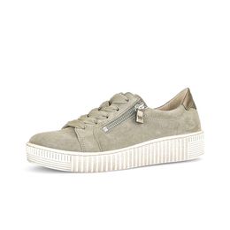 Sneaker Gabor "Sneaker low", Damen, Gr. 35,5, gr&uuml;n, Schuhe Sneaker