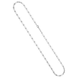Kette ohne Anh&auml;nger Jobo "Kette Fantasiekette 3,2 mm" Gr. 45, silber 925, Halsketten, Damen, 45cm, Silber 925 (Sterlingsilber), 925 Silber rhodiniert