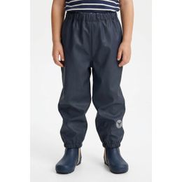 Regenhose Wheat "Rainwear Olo Trousers", M&auml;dchen, Gr. 110, N-Gr, blau (ink), Web, Obermaterial: 100% Polyester, unifarben, Hosen Regenhose, wasserdicht und schmutzabweisend