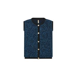 Kurzweste soyaconcept "Soya Concept Vest SC-BESSIE", Herren, Gr. L, 96910 navy melange, Obermaterial: 100% Polyester, Westen