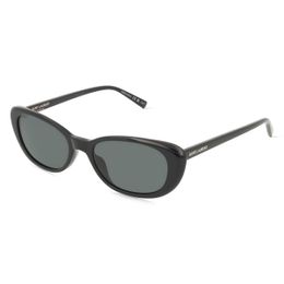 SAINT LAURENT SL 822 | Damen-Sonnenbrille | Fassung: Vollrand, Cat Eye, Acetat, Schwarz | Glasfarbe: Grau