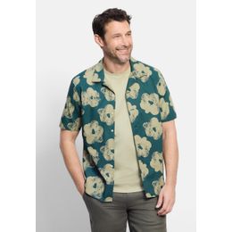 Kurzarmhemd OLYMP "OLYMP Casual, regular fit, Reverskragen", Herren, Gr. XXL, Normaler Arm, oliv, 100% Baumwolle, Hemden