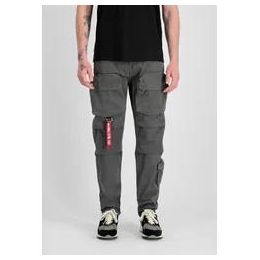 Cargohose Alpha Industries "Tactical Pant", Damen, Gr. 30, Normalgr&ouml;&szlig;en, grau (vintage grau), Obermaterial: 100% Baumwolle, Hosen Cargohose