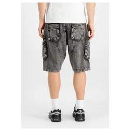 Shorts Alpha Industries "Canvas Acid Shorts", Herren, Gr. 33, Normalgr&ouml;&szlig;en, schwarz, Obermaterial: 100% Baumwolle, Hosen Shorts