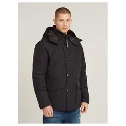 G-Star Raw Parka G-STAR "Vodan Padded Hooded Jacke", Herren, Gr. XXL, dk schwarz, Obermaterial: 54% Elastomultiester, 46% Polyester, Jacken Parka