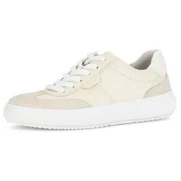 Sneaker Gabor "Sneaker low", Damen, Gr. 42,5, creme, Schuhe Sneaker