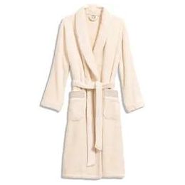 M&ouml;ve Unisex-Bademantel M&Ouml;VE "Schalkragen" Gr. XL, beige (nature), L:120cm, Walkfrottier, Hausm&auml;ntel, Wellness