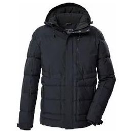 Steppjacke Killtec "KOW 87 MN QLTD JCKT", Damen, Gr. 3XL, schwarz, Obermaterial: 100% Polyester;Futter: 100% Polyester;F&uuml;llung: 100% Polyester, Jacken Steppjacke, Wasserabweisende Herren Steppjacke mit abnehmbarer Kapuze