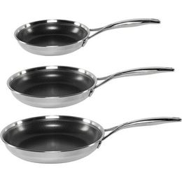 Zwilling Peak Bratpfannenset 3-tlg,(20+24+28) 18/10 Edelstahl