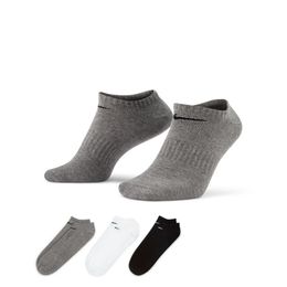 Nike Everyday Lightweight No-Show Training Socks (3 Pairs) Bekleidung Unisex grau