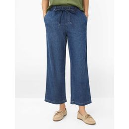 Brax Damen Culotte Style MAINE S USED STONE BLUE, denim blau, Gr. 34