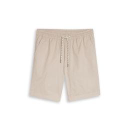 Tom Tailor Denim Herren TTREGULAR Shorts aus Baumwolle, grau, Uni, Gr. M
