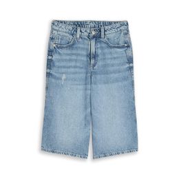 Tom Tailor M&auml;dchen Jeans Shorts, blau, Uni, Gr. 140