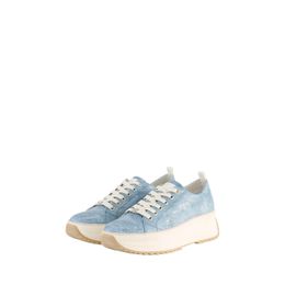 Tom Tailor Damen Sneaker mit Plateau, blau, Uni, Gr. 40