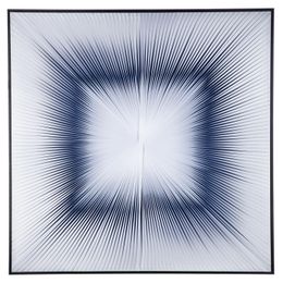 Leinwandbild Gilde "Bild quadratisch Spy", farbe rahmen: schwarz, farbe bild(er): schwarz, wei&szlig;, B:80cm H:80cm T:4cm, Kunststoff, Bilder, Leinwandbild