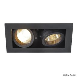 SLV Kadux Einbaustrahler, GU10, 2-flammig, 115520,