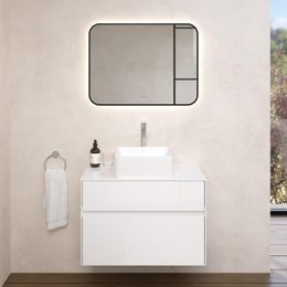 Villeroy & Boch Villeroy & Boch Embrace Schrank mit Waschtisch, mit Spiegel, 5A5938RW+A95500DH+A4738000,