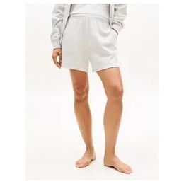 Sweatshorts, Damen, Gr. S (36), N-Gr, warm ice grau heather, Sweatware, Obermaterial: 82% Baumwolle, 18% Polyester, Tommy Hilfiger UNDERWEAR, meliert, normal kniefrei, Hosen Sweatshorts, elastischer Bund, Loungs-Shorts