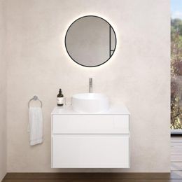 Villeroy & Boch Villeroy & Boch Embrace Schrank mit Waschtisch, mit Spiegel, 5A5840RW+A95500DH+A4726000,