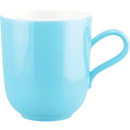 Becher Seltmann Weiden "Liberty Pure Colors", lagoon blau, B:12,2cm H:10cm &Oslash;:8,6cm, Porzellan, Trinkgef&auml;&szlig;e, Becher, Kaffeebecher, Tasse