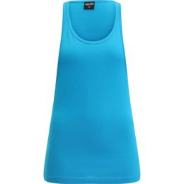 Muskelshirt Urban Classics "Urban Classics Damen Ladies Loose Tank", Herren, Gr. S, turquoise, 100% Baumwolle, unifarben, loose fit, Rundhals, Shirts