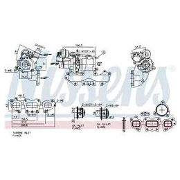 NISSENS Lader, Aufladung 93446 f&uuml;r RENAULT DACIA NISSAN 1441100Q3P 1441100Q4A 144106351R