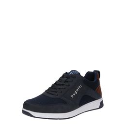 Bugatti Sneaker Herren Gr&ouml;&szlig;e 46 dunkelblau / karamell / wei&szlig;