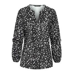 Klassische Bluse CLOUD 5IVE "CLOUD 5IVE Damen", Damen, Gr. M, schwarz, 95% Polyester, 5% Elasthan, Blusen